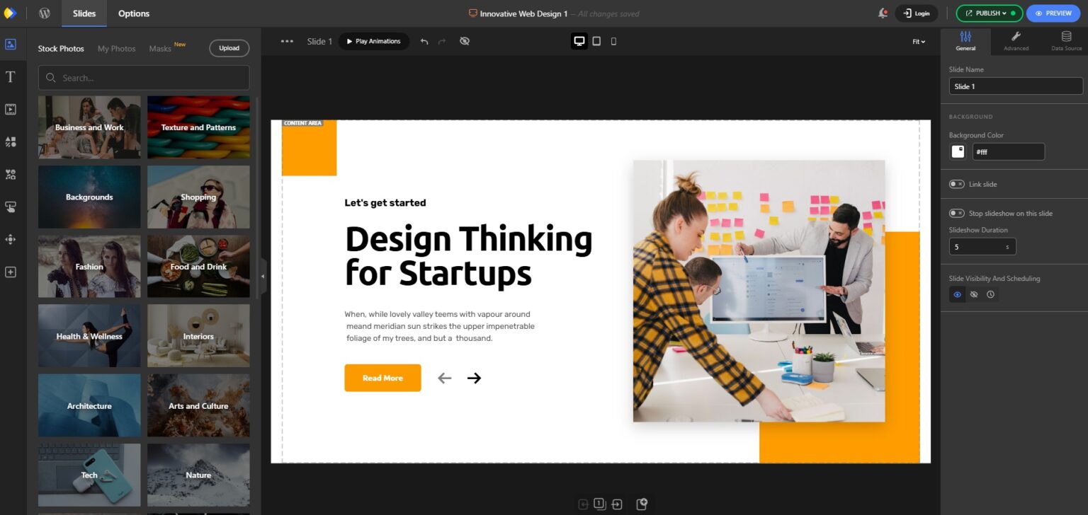 How to Add a Vertical Slider on Your Website - Depicter - WordPress Slider, Popup and Carousel ...