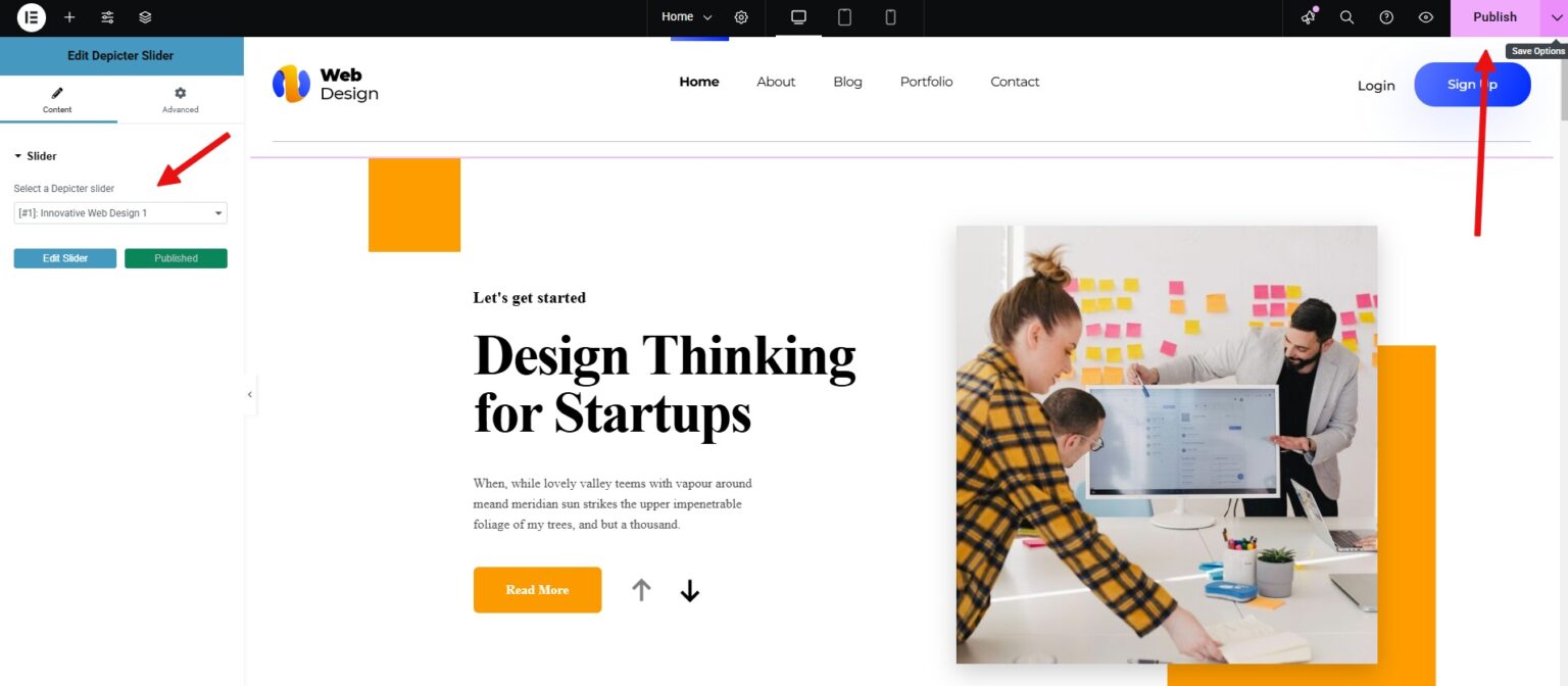 How to Add a Vertical Slider on Your Website - Depicter - WordPress Slider, Popup and Carousel ...